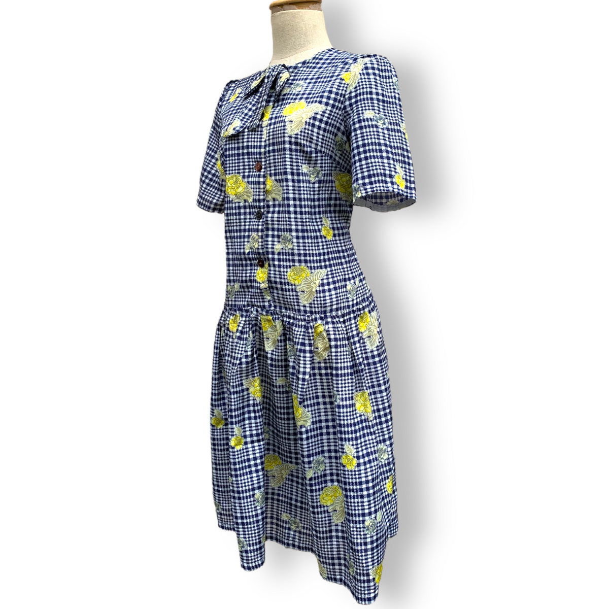 Gorgeous Vintage Silky Blue Tea Dress – Vintage Swag SA