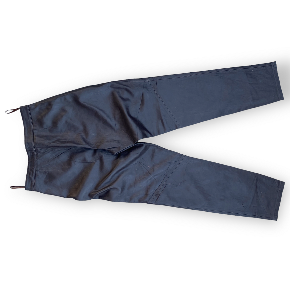 Stunning and Luxe Choc Brown Leather Pants – Vintage Swag SA